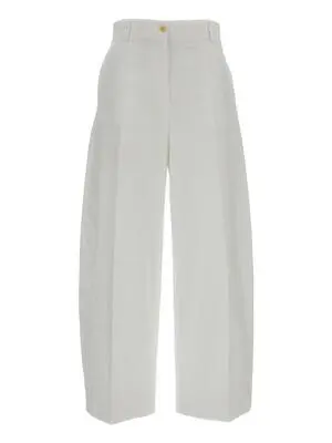 Alberto Biani Wide-leg Trousers - White