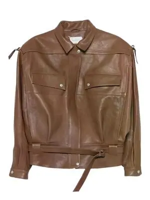 Magda Butrym Belted Jacket - Brown