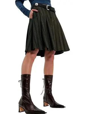MIISTA Shelley Back Lace Boots - Brown