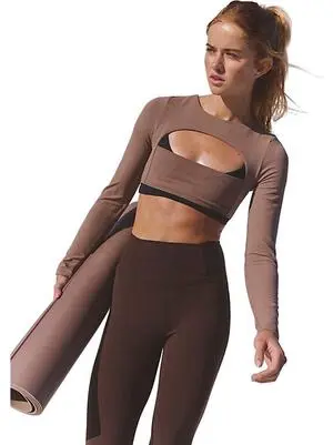 Free People Epic Revenge Long Sleeve Shrug - Sandstorm