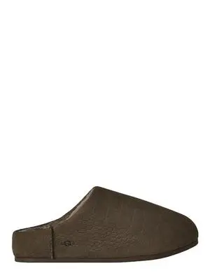 UGG Elea Embossed Slip-on Slipper - Dense Smoke