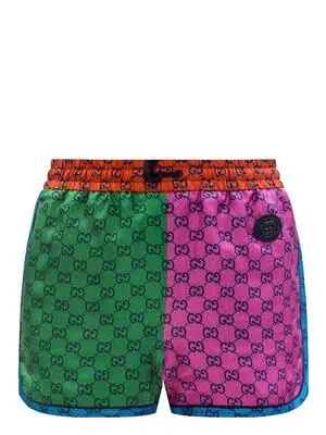 Gucci Gg Monogram Shorts - Multicolor