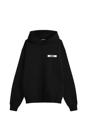 Jacquemus Grosgrain Hoodie - Black