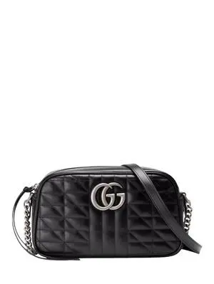 Gucci Gg Marmont Small Shoulder Bag - Black