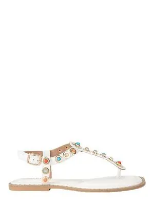 Carvela Amalfi Leather Sandals - White