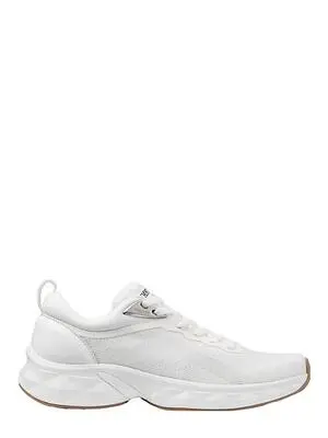 JIMMY CHOO Diamond Run Knit Jacquard Woven Trainers - V White Mix