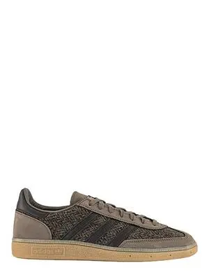 Adidas Handball Spezial Suede And Woven Trainers Aurora Coffee Gum