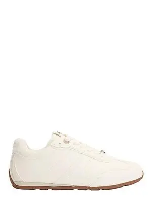 Kurt Geiger Luella Faux-leather And Suede Trainers - White/comb