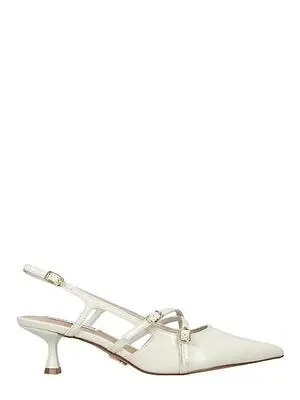 Steve Madden Lindale Faux-leather Courts - White