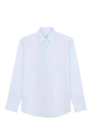 Saint Laurent Cassandre Striped Shirt - Blue