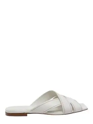 TOD'S Square Sandals - White