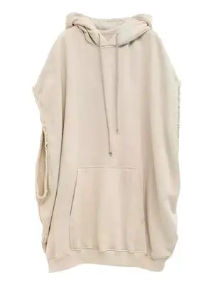 Rick Owens Sleeveless Hoodie - Neutrals