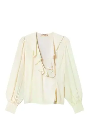 TWINSET Ruffled Blouse - Neutrals