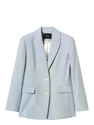 TWINSET Pinstripe Blazer - Blue