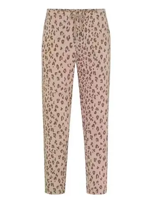 JUVIA Animal-Print Track Pants