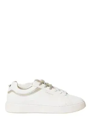TWINSET Leather Sneakers - White