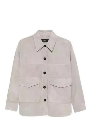 ARMA Buttoned Flap-pocket Jacket - Neutrals
