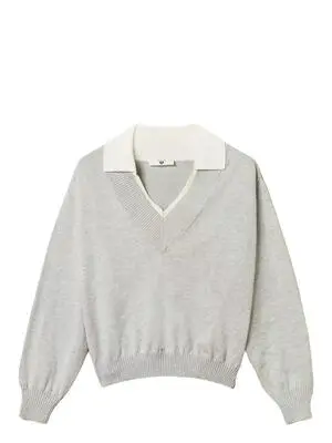 TWINSET Wingtip-collar Sweater - Grey