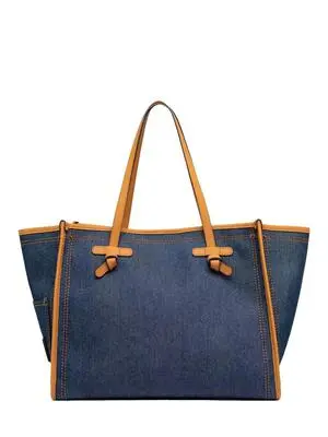 GIANNI CHIARINI Medium Marcella Tote Bag Blue