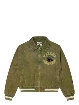 VALE FOREVER Corduroy Zip-up Jacket - Green