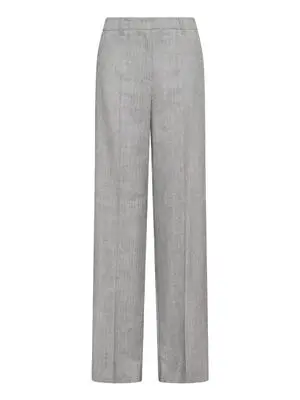 Marella Wide Leg Trousers - Grey