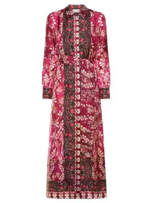 PIERRE-LOUIS MASCIA Floral-Pattern Midi Dress