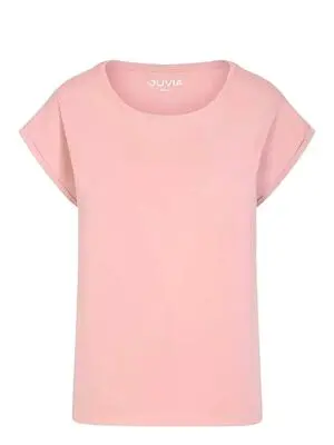 JUVIA Cuffed Boxy Shirt - Pink