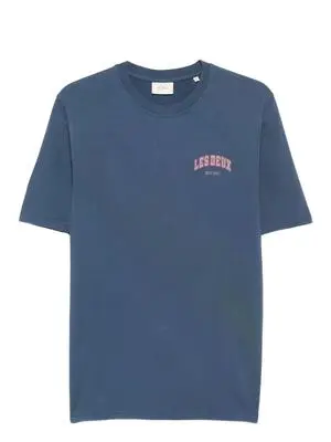 LES DEUX Brady Short-sleeve T-shirt - Blue