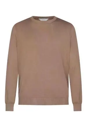 Malo Crew Neck Sweater - Brown