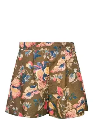 Hunter Bell Floral Ashton Short - Green