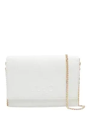 Liu Jo Logo Chain Shoulder Bag - White