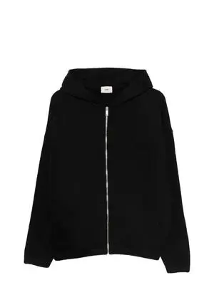 AUTRY Zip-up Hoodie - Black