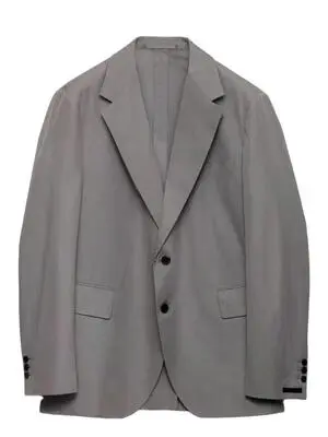 PRADA Single-breasted Cotton Jacket