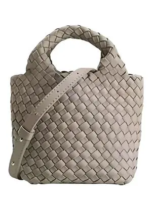 MARREA Woven Mini Tote - Neutrals