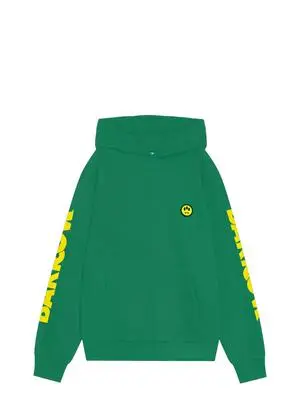 BARROW Graphic Print Hoodie - Green