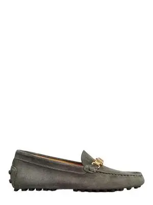 TOD'S Suede Loafers - Grey