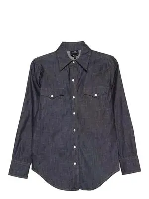 A.p.c. Pocket Shirt - Blue