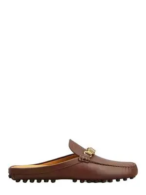 TOD'S Chain-embellishment Mules - Brown