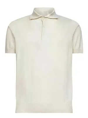 Brunello Cucinelli Buttoned Polo Shirt - Neutrals