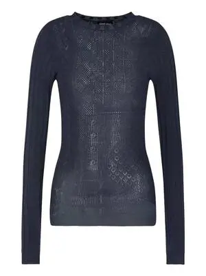 Giorgio Armani Long-sleeve Sweater - Blue