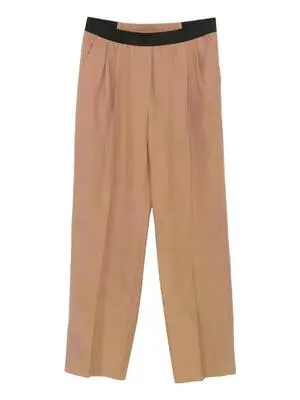 Loulou De Saison Pleated Trousers - Brown