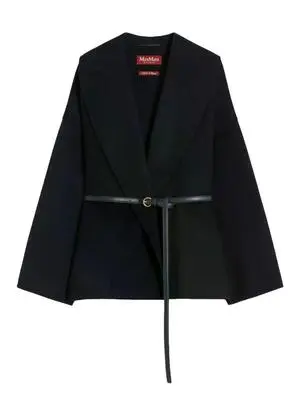 Max Mara Belted Jacket - Blue