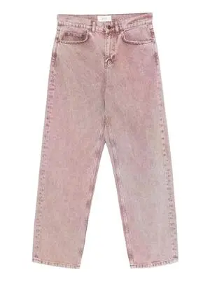 LES DEUX Roi Denim Wide-leg Jeans - Pink