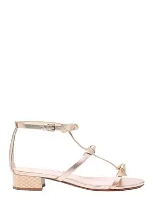 ALEXANDRE BIRMAN Lolita Knot-detail Sandals - Gold