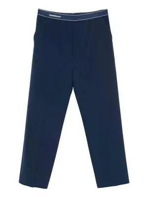 Casablanca Elasticated Waist Trousers - Blue