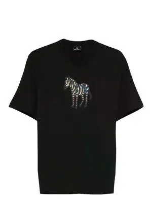 Paul Smith Zebra-print T-shirt - Black
