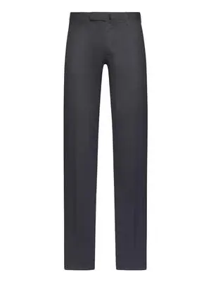Incotex Tailored Cotton Trousers - Grey