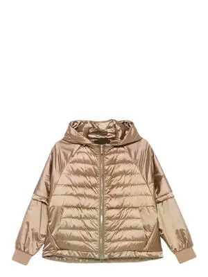 MOORER Hooded Padded Jacket - Neutrals