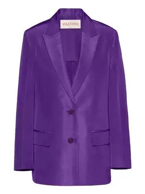 Valentino Garavani Satin Jacket - Purple