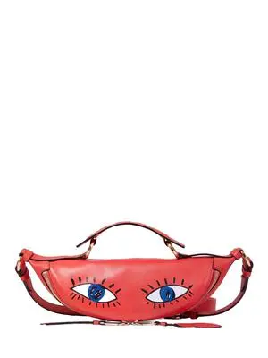 LANCEL Origami Cross Body Bag - Red